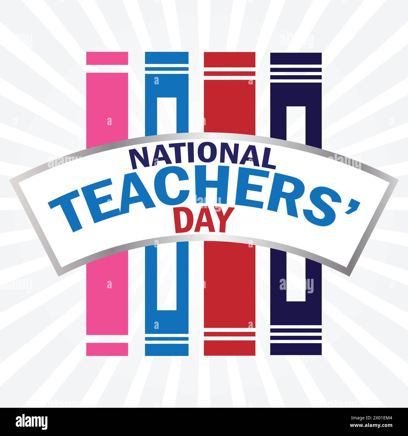 National Teachers Day. Vector illustration. Holiday concept. Template ...