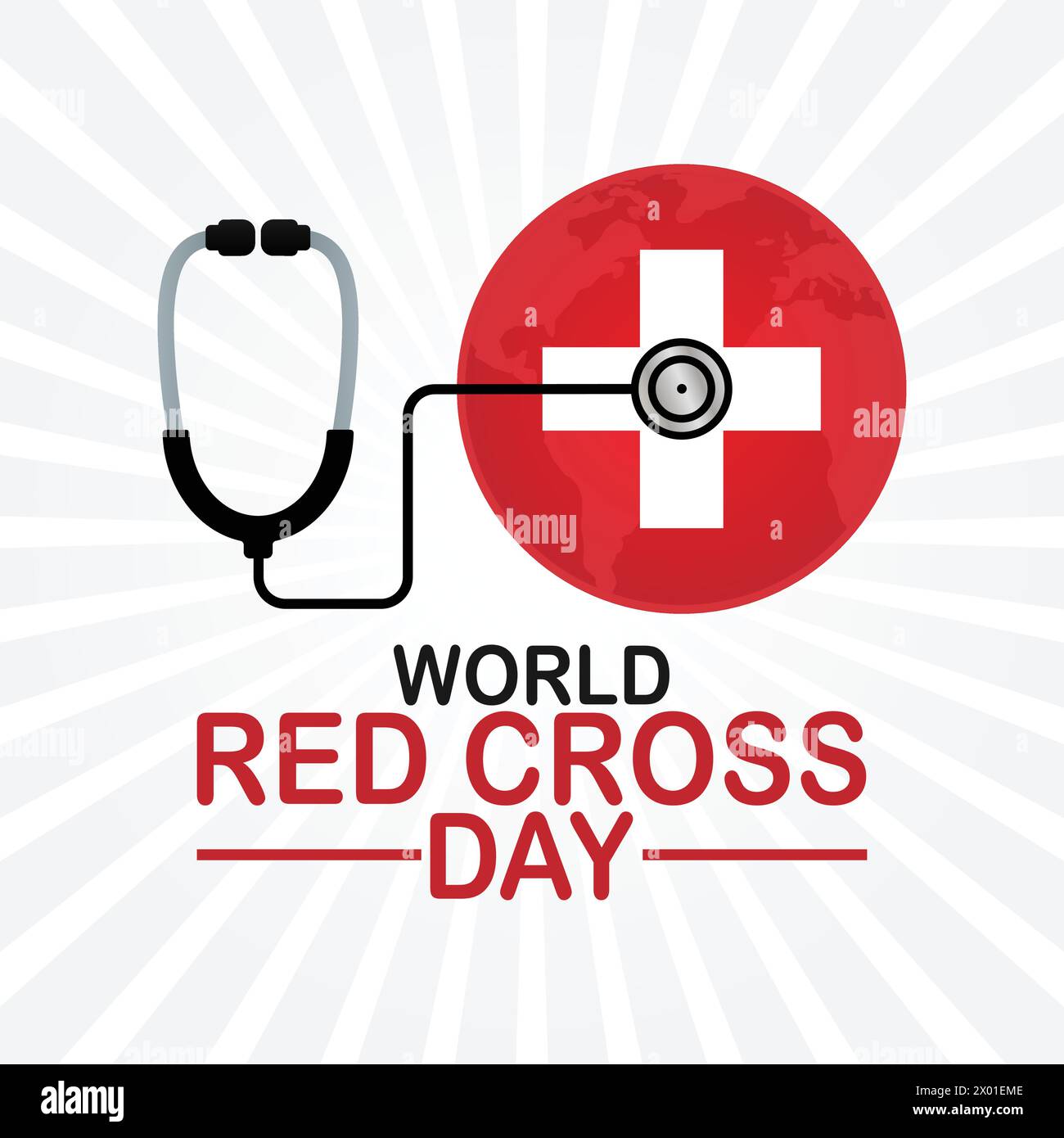 World Red Cross Day. Health concept. Template for background, banner ...