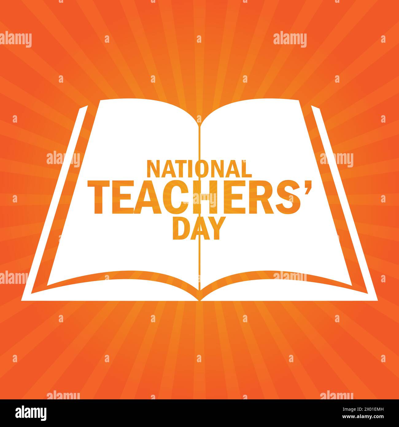 National Teachers Day. Holiday concept. Template for background, banner, card, poster with text ...