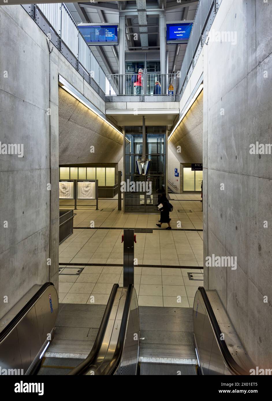New Augsburg main railway station on Feb 19, 2024 in Augsburg, Germany ...
