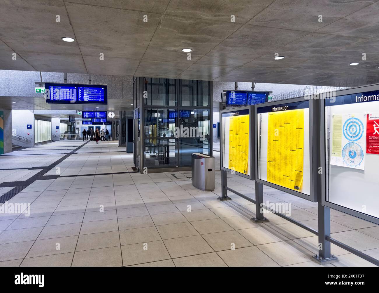 New Augsburg main railway station on Feb 19, 2024 in Augsburg, Germany ...