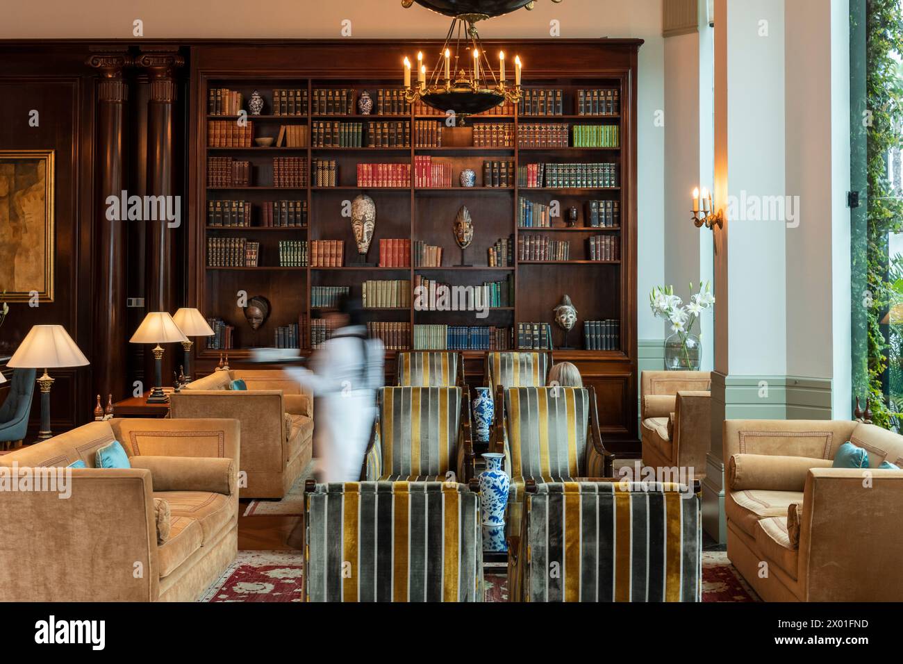 Interior view of The Lobby, Miraflores Park Belmond Hotel, Lima, Peru ...