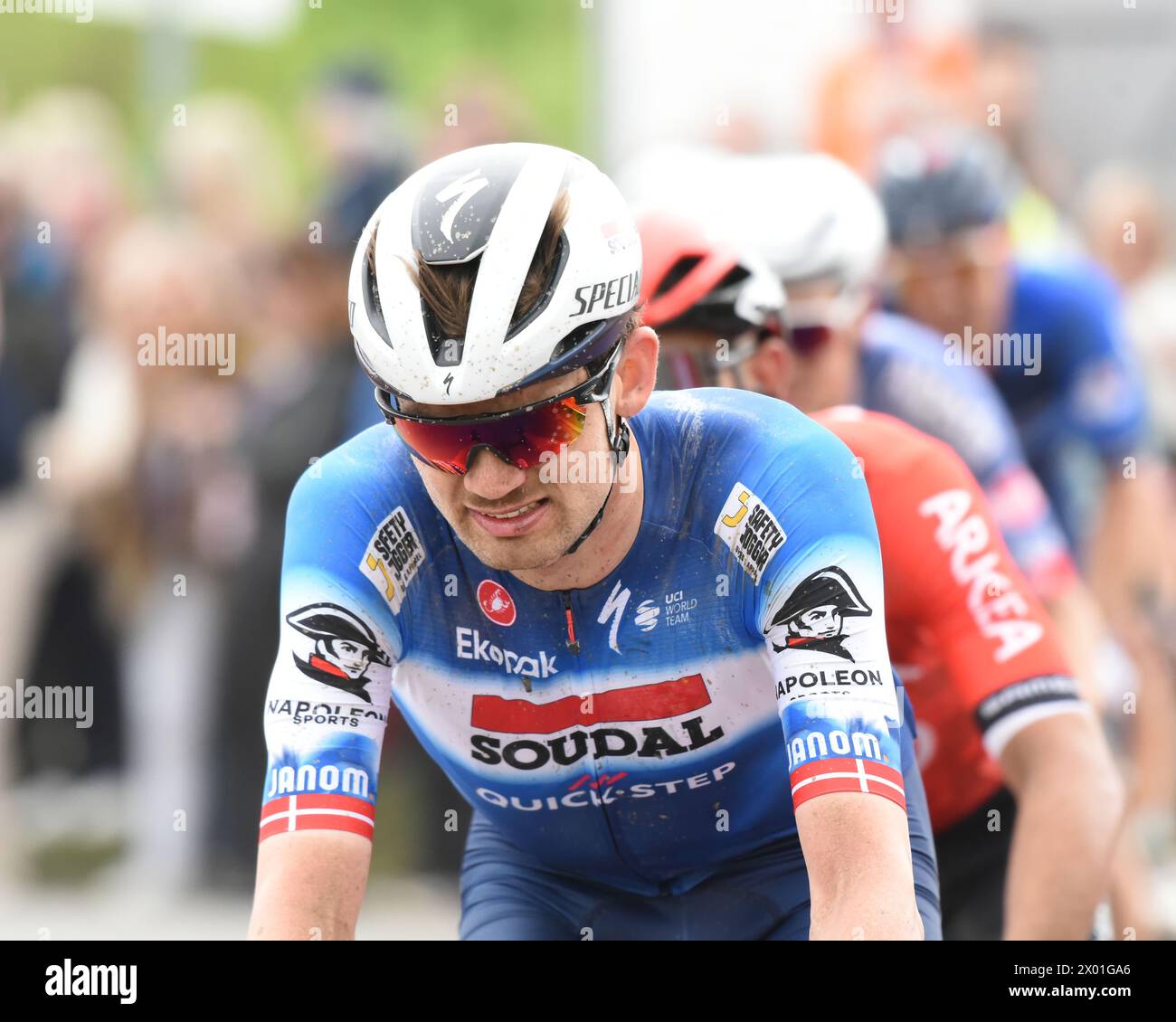 Kasper Asgreen from Soudal Quick-Step Stock Photo - Alamy