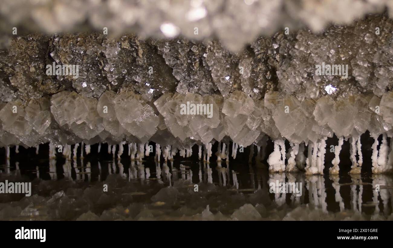 Salt cave in Mount Sodom Israel Stock Photo - Alamy