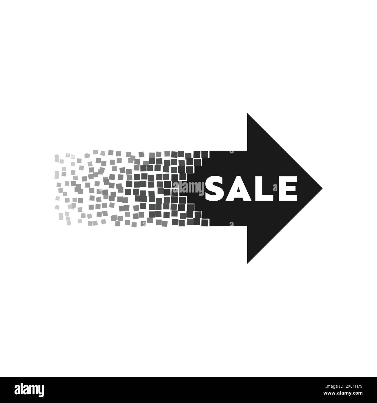 Abstract explosion. Black sale arrow banner. Vector illustration Stock ... Abstract explosion. Black sale arrow banner. Vector illustration Stock ...