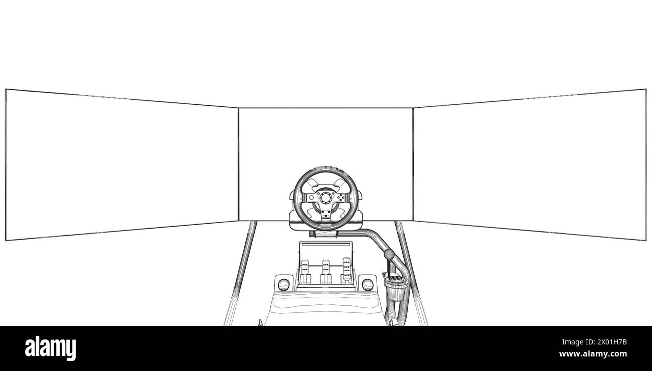 Gaming wheel hi-res stock photography and images - Alamy