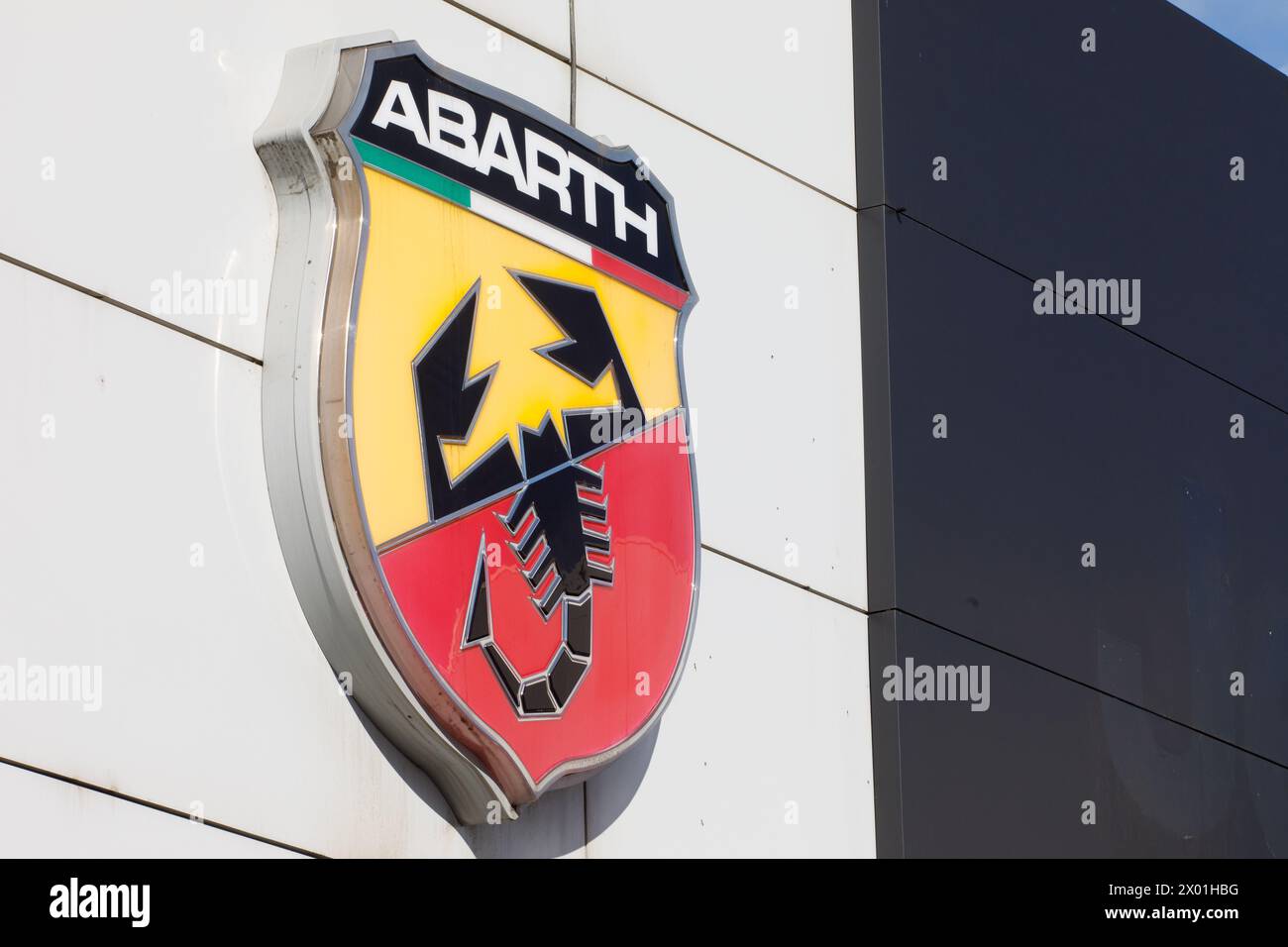 Abarth logo poster hi-res stock photography and images - Alamy