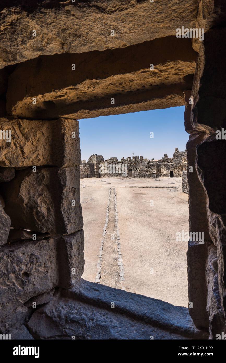 Qasr Azraq / Qasr al-Azraq, Jordan Stock Photo - Alamy