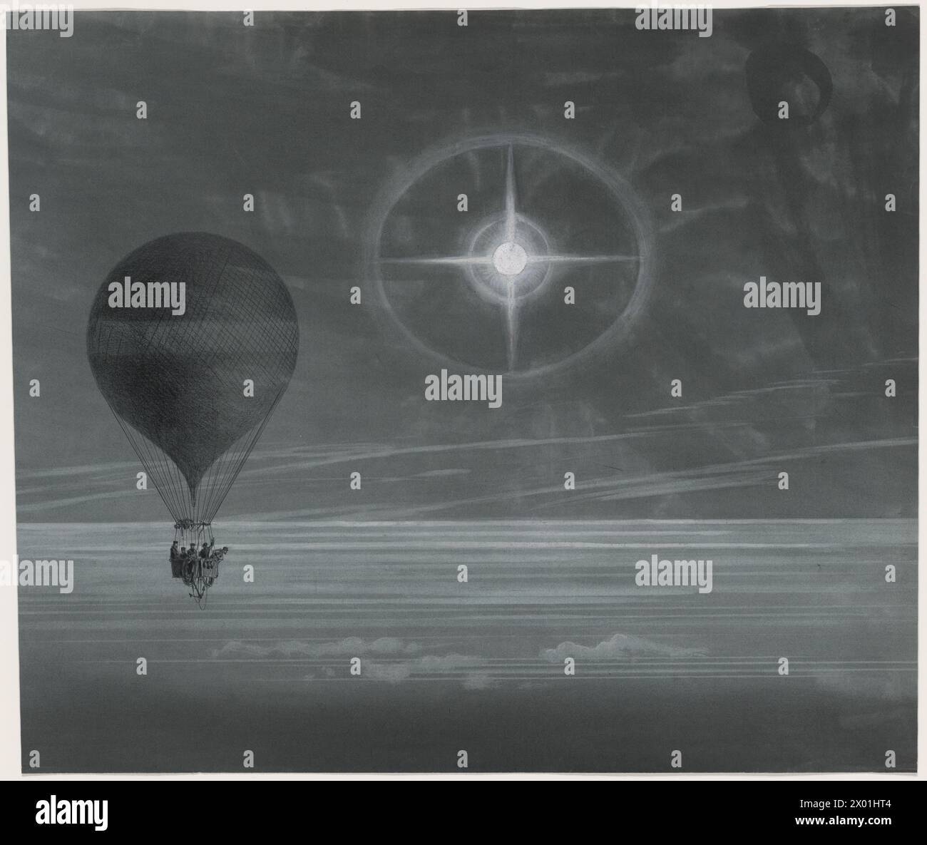 Lunar halo and luminescent cross observed during the balloon Zénith's ...