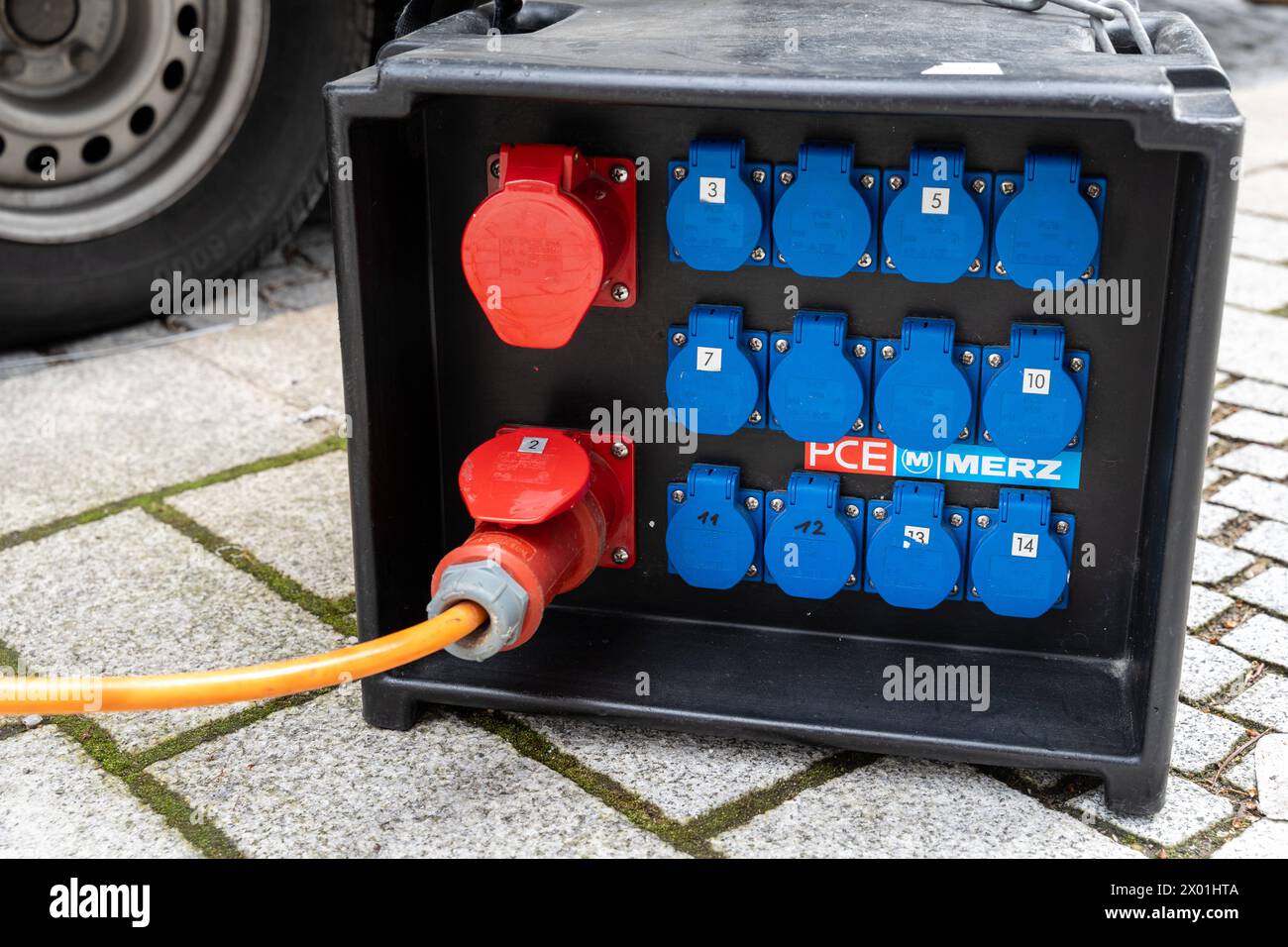 Schwabmünchen, Bavaria, Germany - March 17, 2024: Mobile power ...