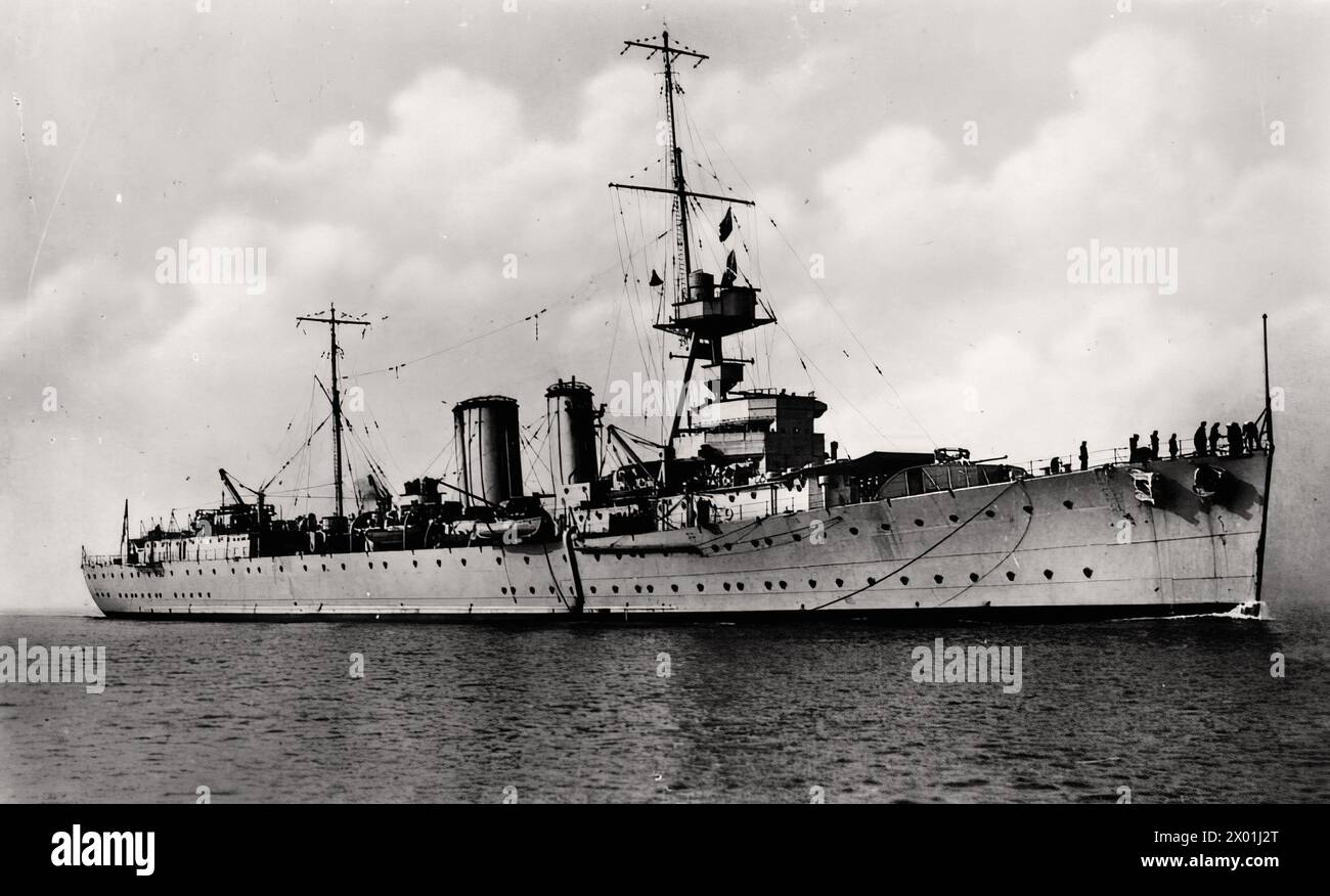HMS Adventure - Vintage warship photography - Unknow photographer Stock ...
