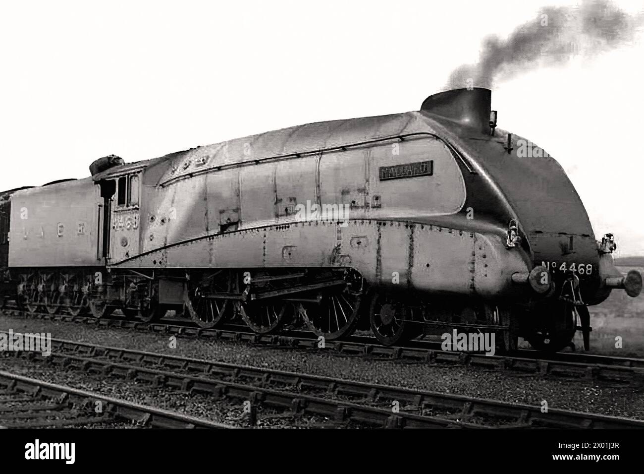 LNER A4 Mallard - Train vintage photography Stock Photo - Alamy