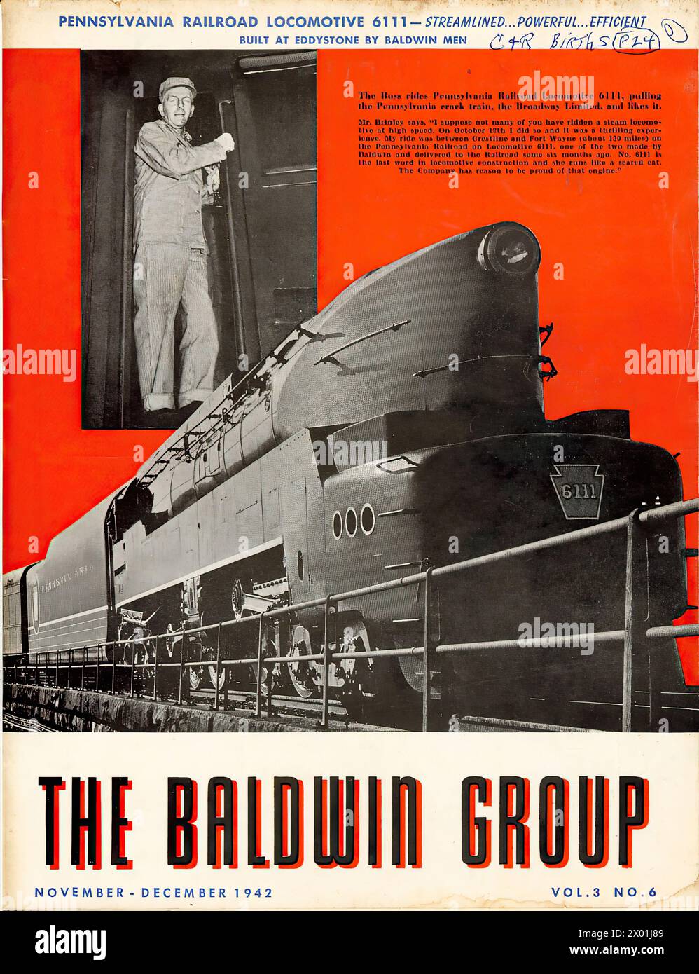 PRR T1 ad - Train vintage photography Stock Photo - Alamy