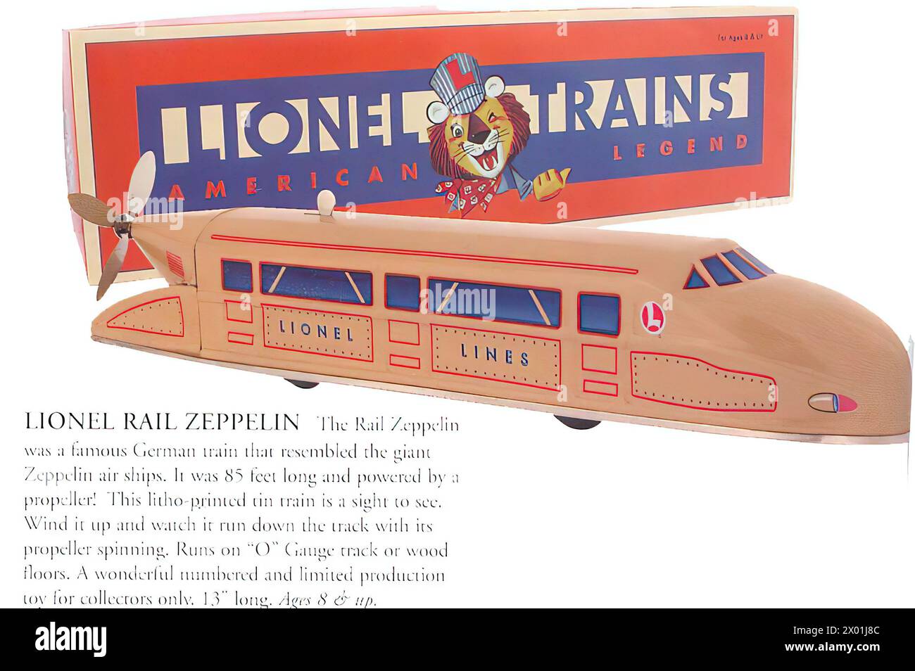 Rail Zeppelin model Lionel - Train vintage photography Stock Photo - Alamy