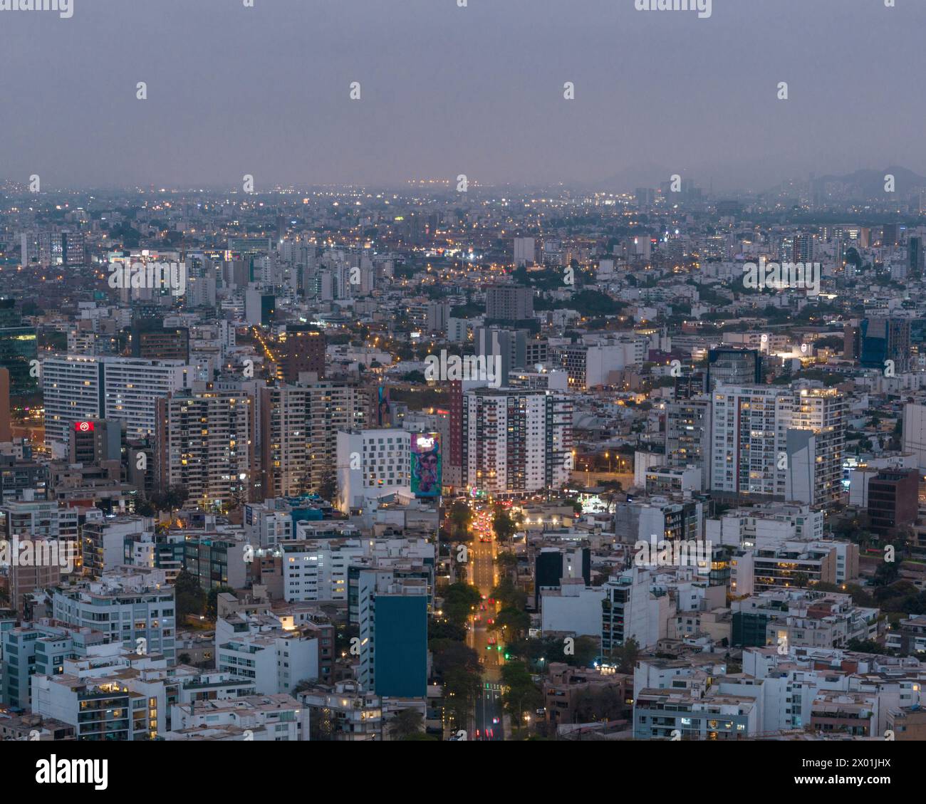 Aerial view miraflores lima peru hi-res stock photography and images ...