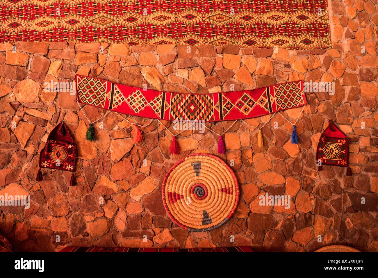 Bedouin art in the Wadi Rum desert, Jordan Stock Photo - Alamy