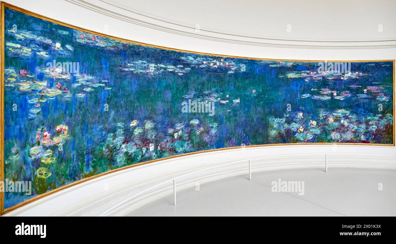 Water-lilies Nympheas series painted by Claude Monet, Musee de L ...