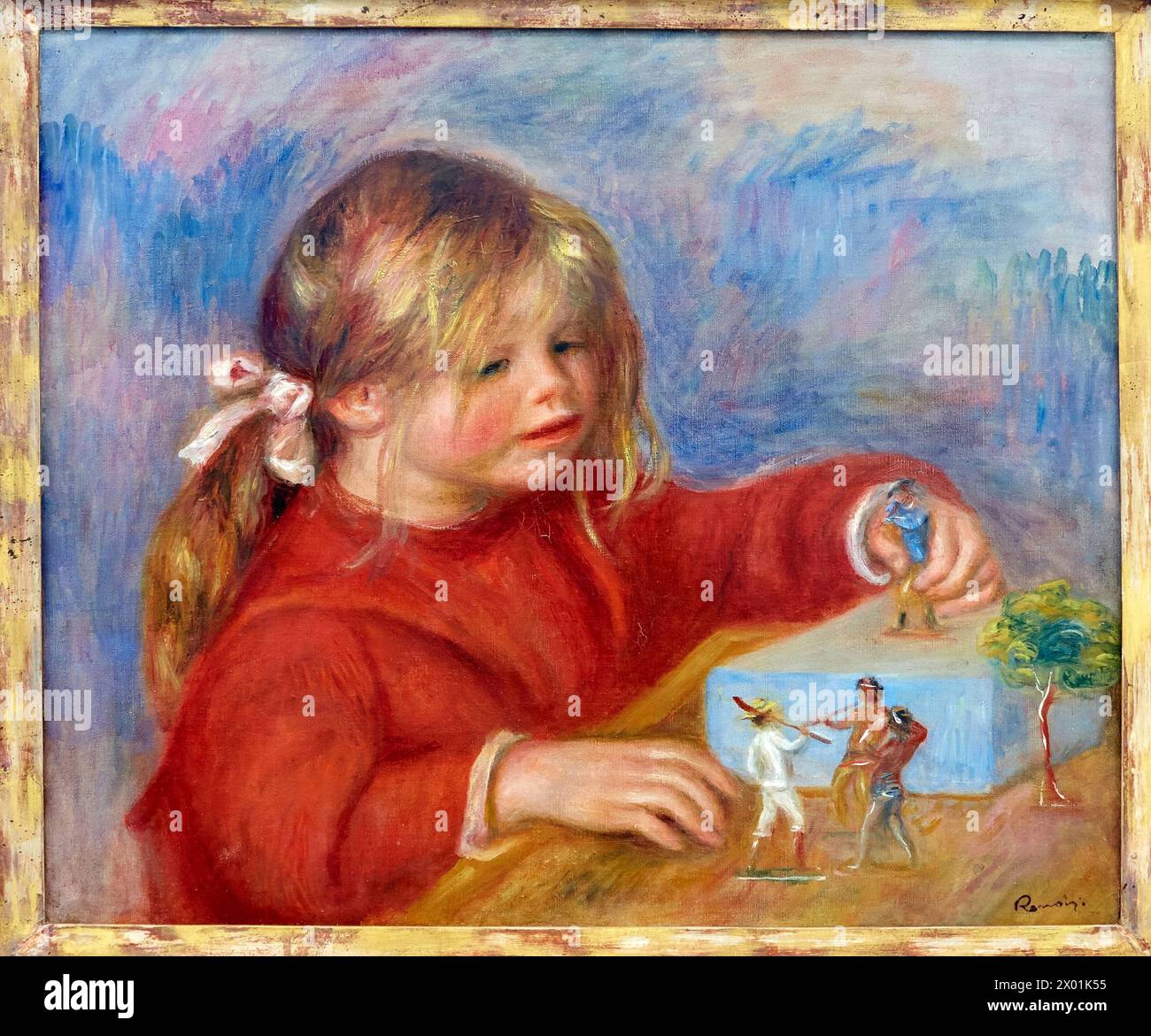 "Claude Renoir, jouant", Pierre-Auguste Renoir, Musee de L'Orangerie ...