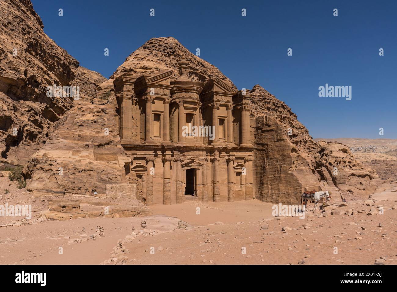 Ad-Deir, The Monastery, Petra, Jordan Stock Photo - Alamy
