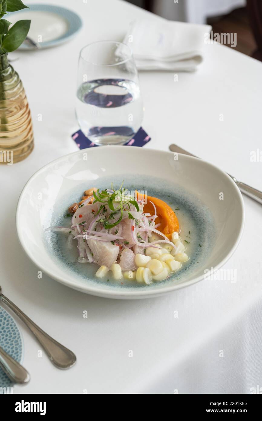 Ceviche, Tragaluz Restaurant, Lima, Peru, South America Stock Photo - Alamy