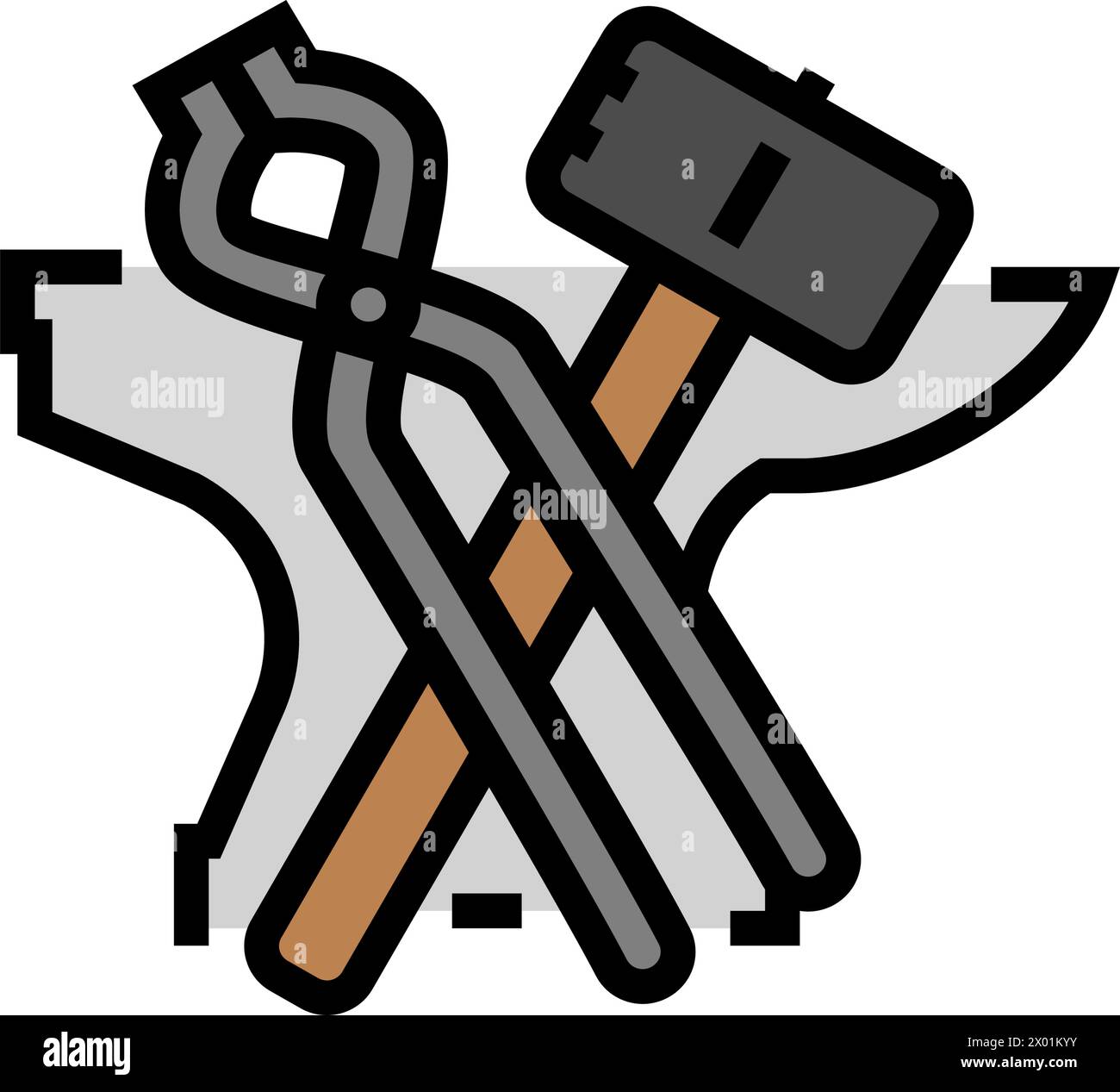 Hot forged Stock Vector Images - Alamy