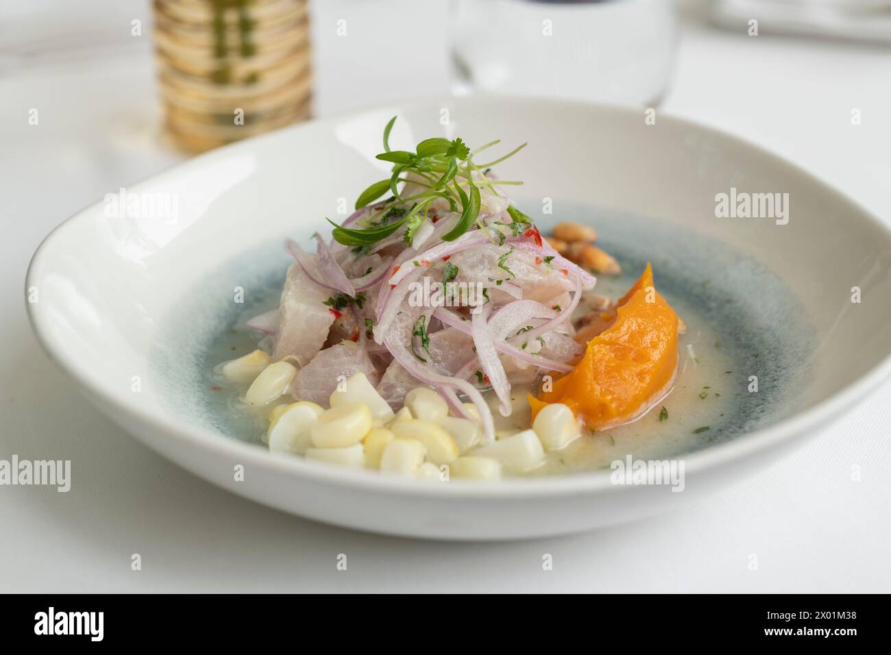 Ceviche, Tragaluz Restaurant, Lima, Peru, South America Stock Photo - Alamy