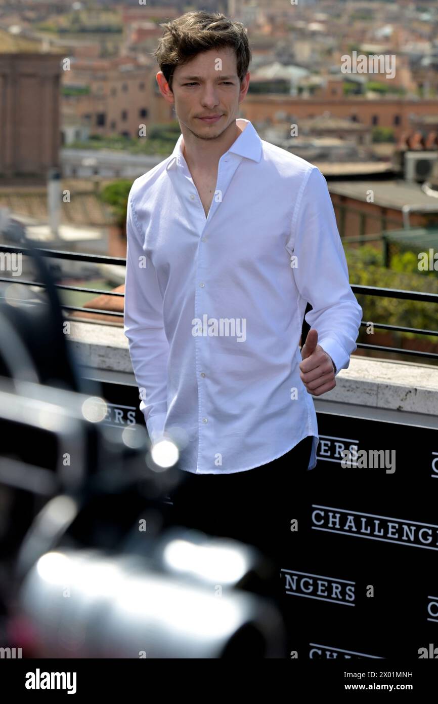 Actor Mike Faist attends the photocall of the movie 'Challengers" at ...