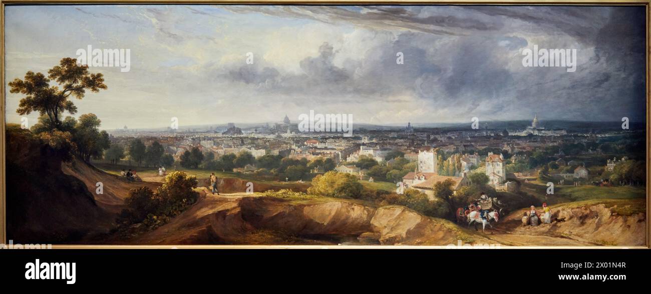 Paris vu de montmartre hi-res stock photography and images - Alamy