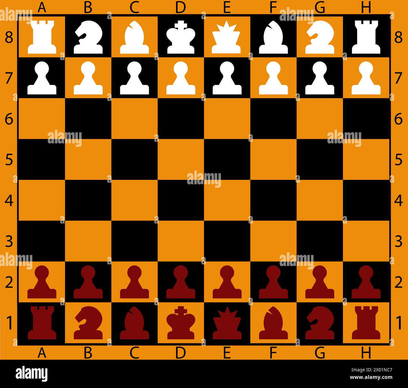 Chess board vector. Wooden chess board. Chess board background. Chess ...