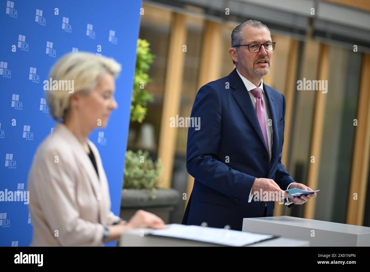 Berlin, Germany. 09th Apr, 2024. Ursula von der Leyen, President of the ...