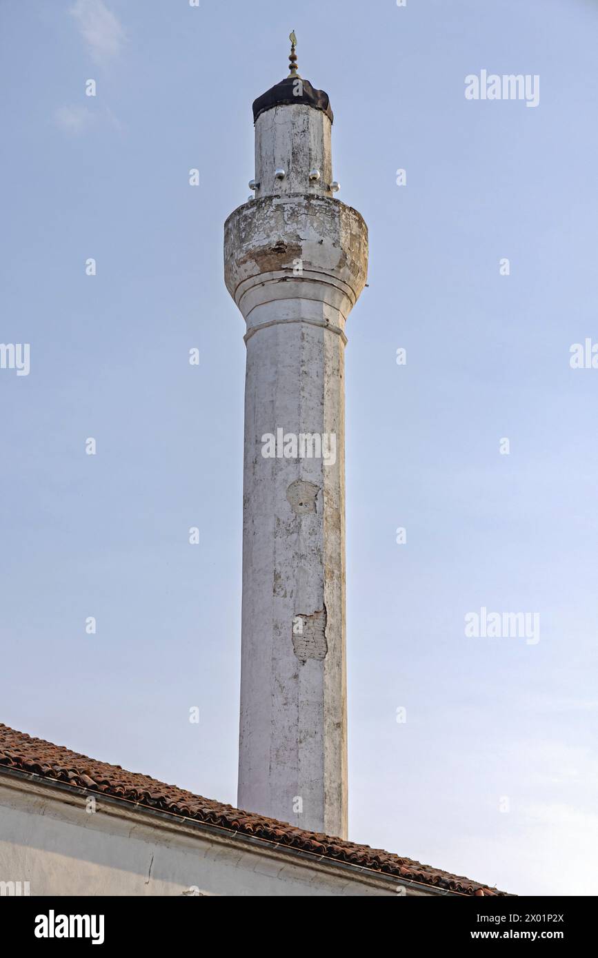Vidin, Bulgaria - March 16, 2024: Minaret Tower at Ottoman Osman ...