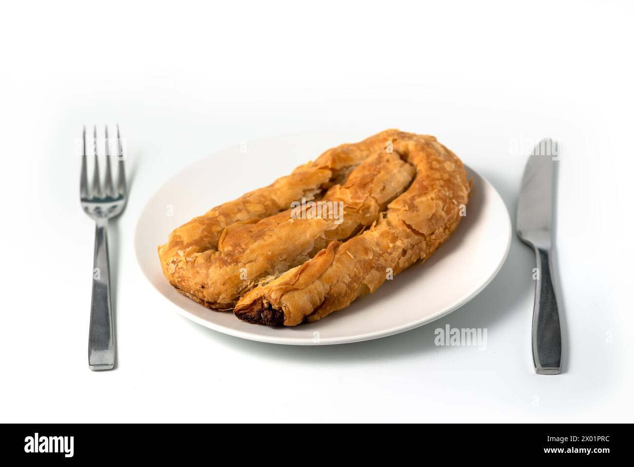 Meat Pie or Burek, traditional dish of Balkans, Middle East and Central ...