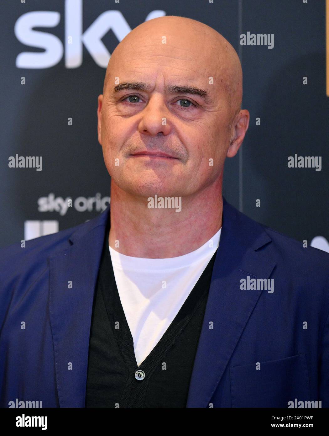 Rome, ITALY: April 9, 2024, Italian actor Luca Zingaretti poses during ...
