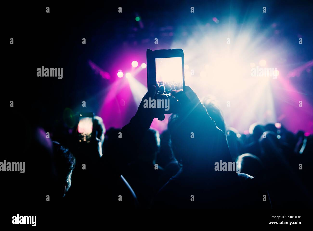 Capturing the electrifying atmosphere of a live music event, an ...