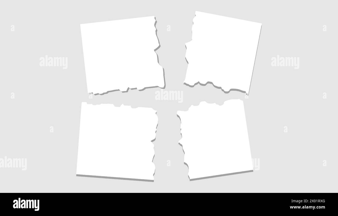 Split tear Stock Vector Images - Alamy