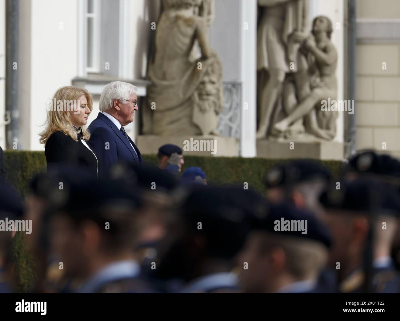 Berlin, Germany, April 9, 2024. The German Federal President, Frank ...