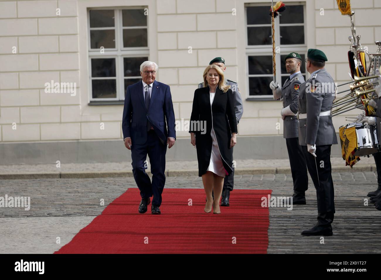 Berlin, Germany, April 9, 2024. The German Federal President, Frank ...
