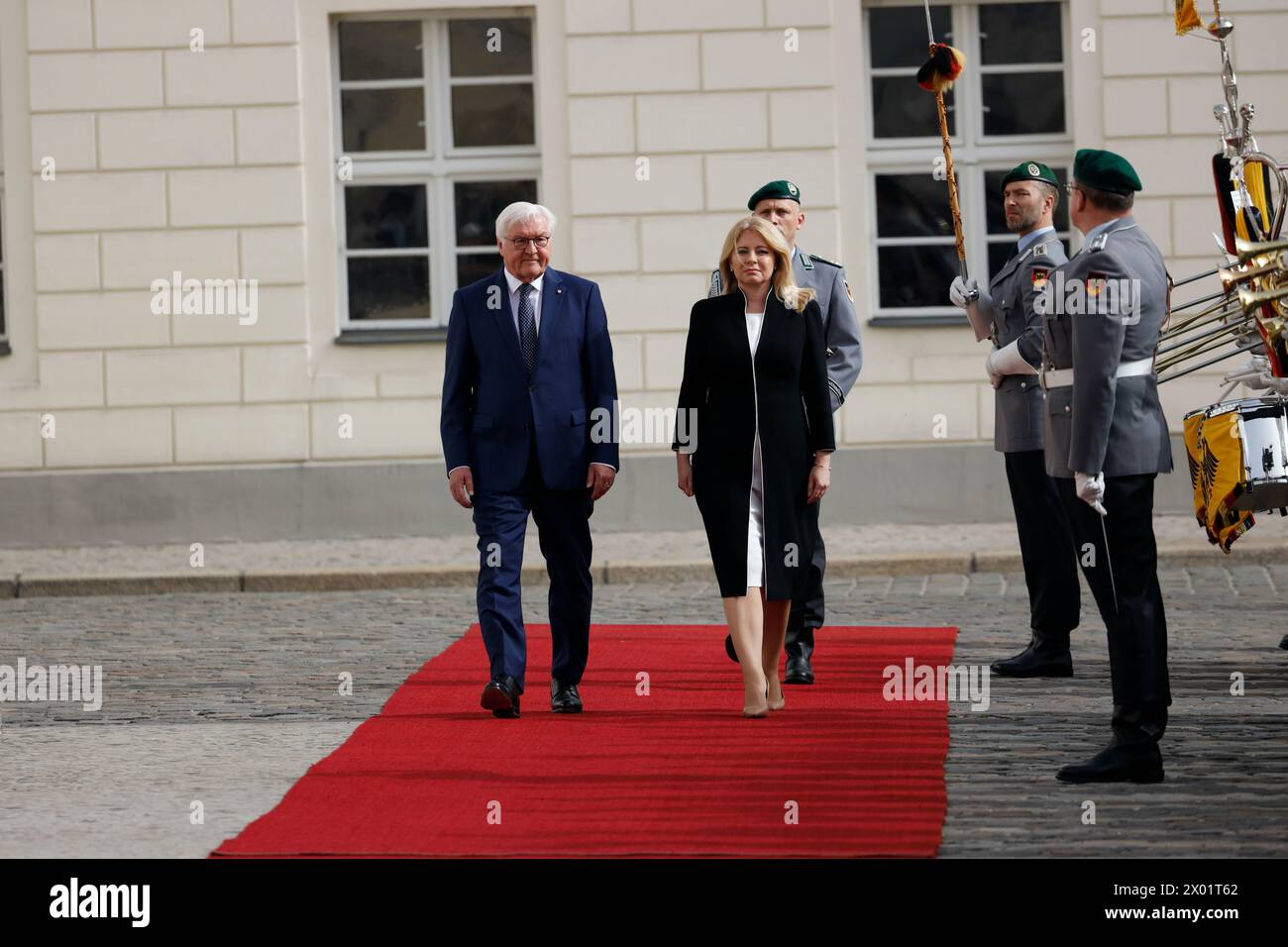 Berlin, Germany, April 9, 2024. The German Federal President, Frank ...