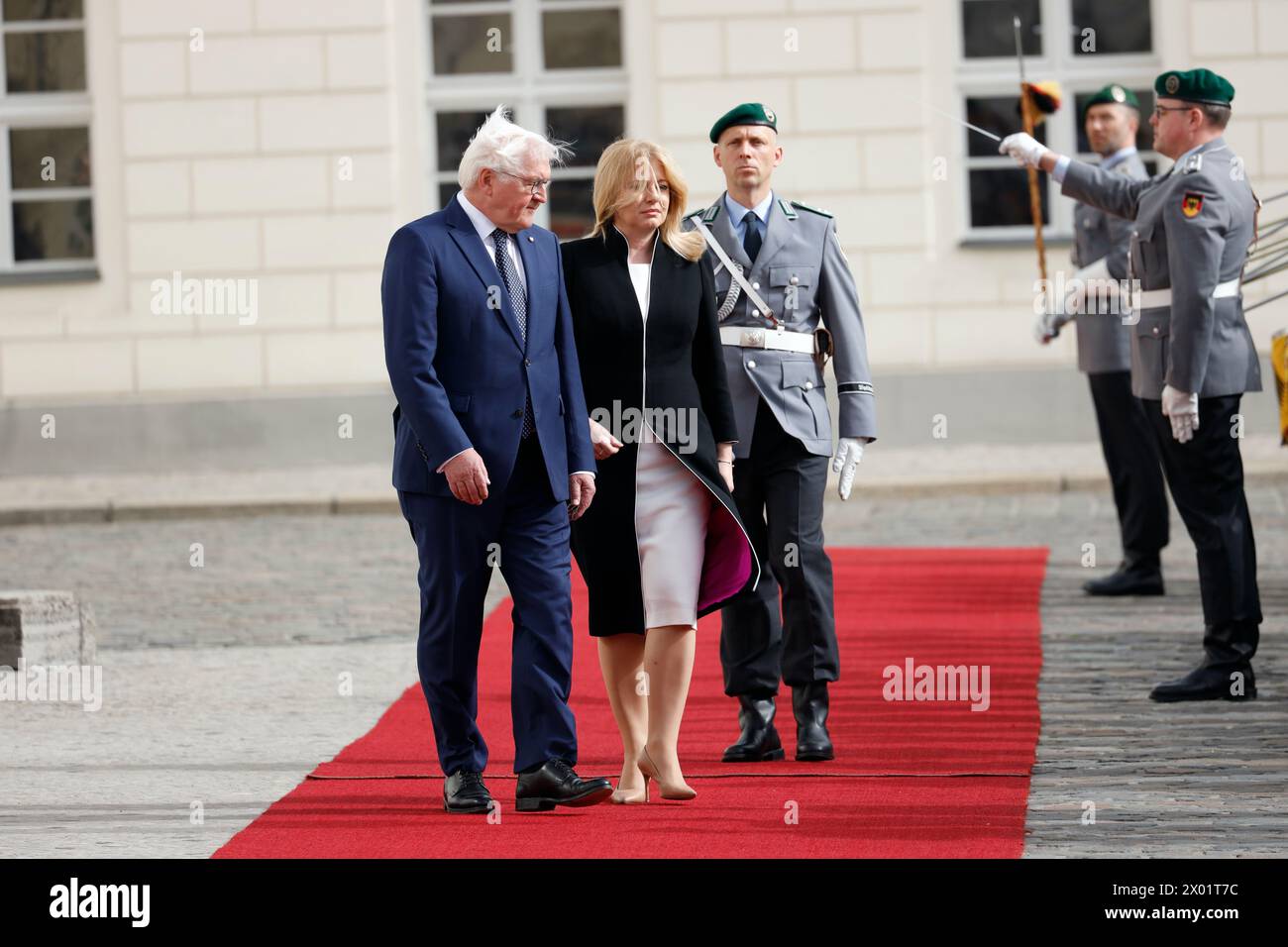 Berlin, Germany, April 9, 2024. The German Federal President, Frank ...
