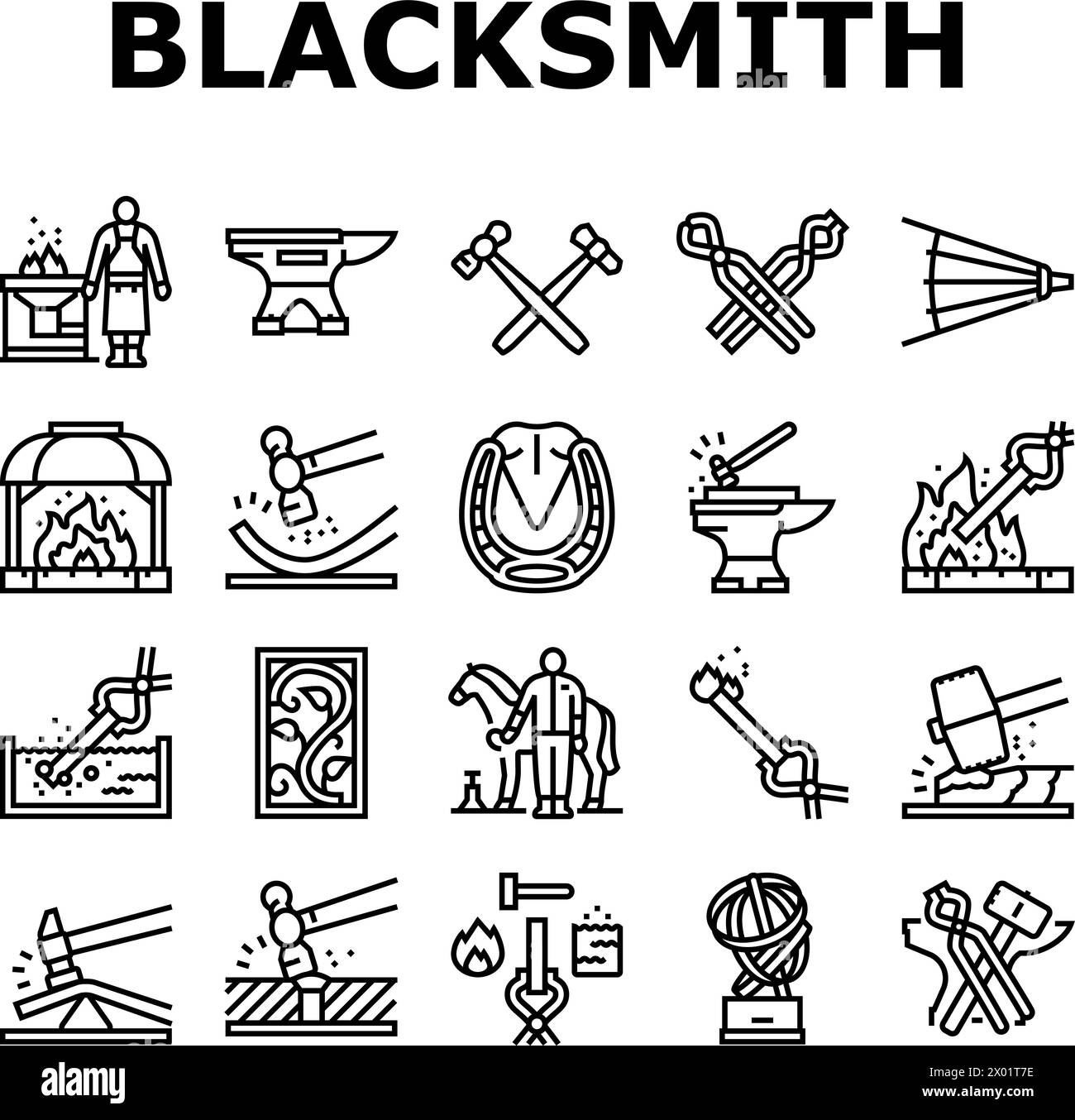 Forging stamp Black and White Stock Photos & Images - Alamy