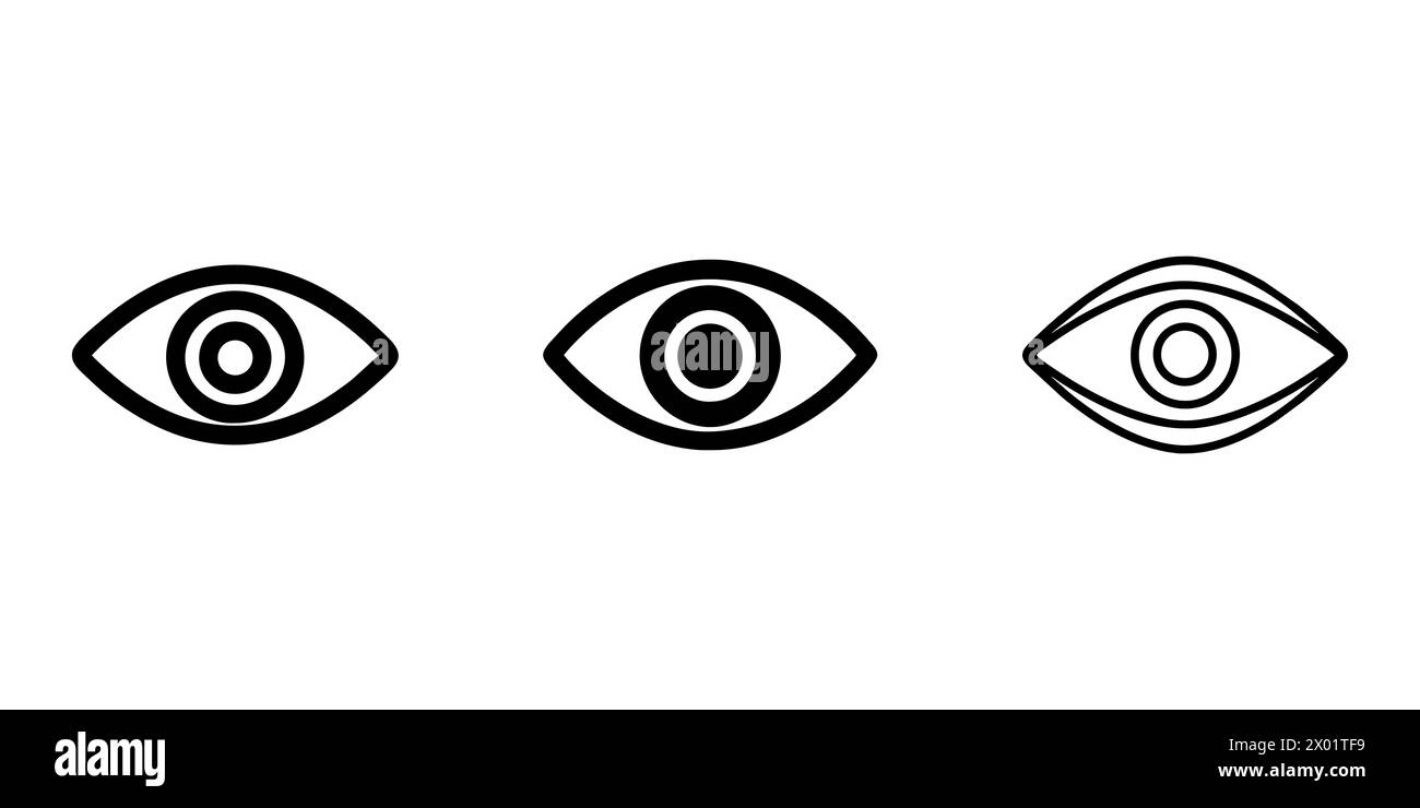 Eyes line view Black and White Stock Photos & Images - Alamy