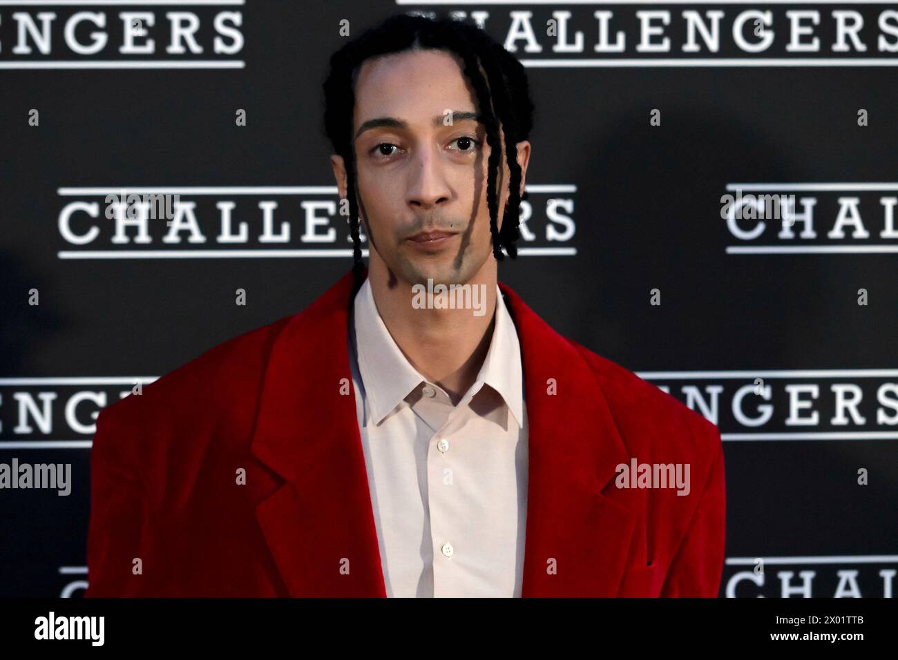 Singer Ghali Amdouni attends the Premiere of the movie 'Challengers" at ...