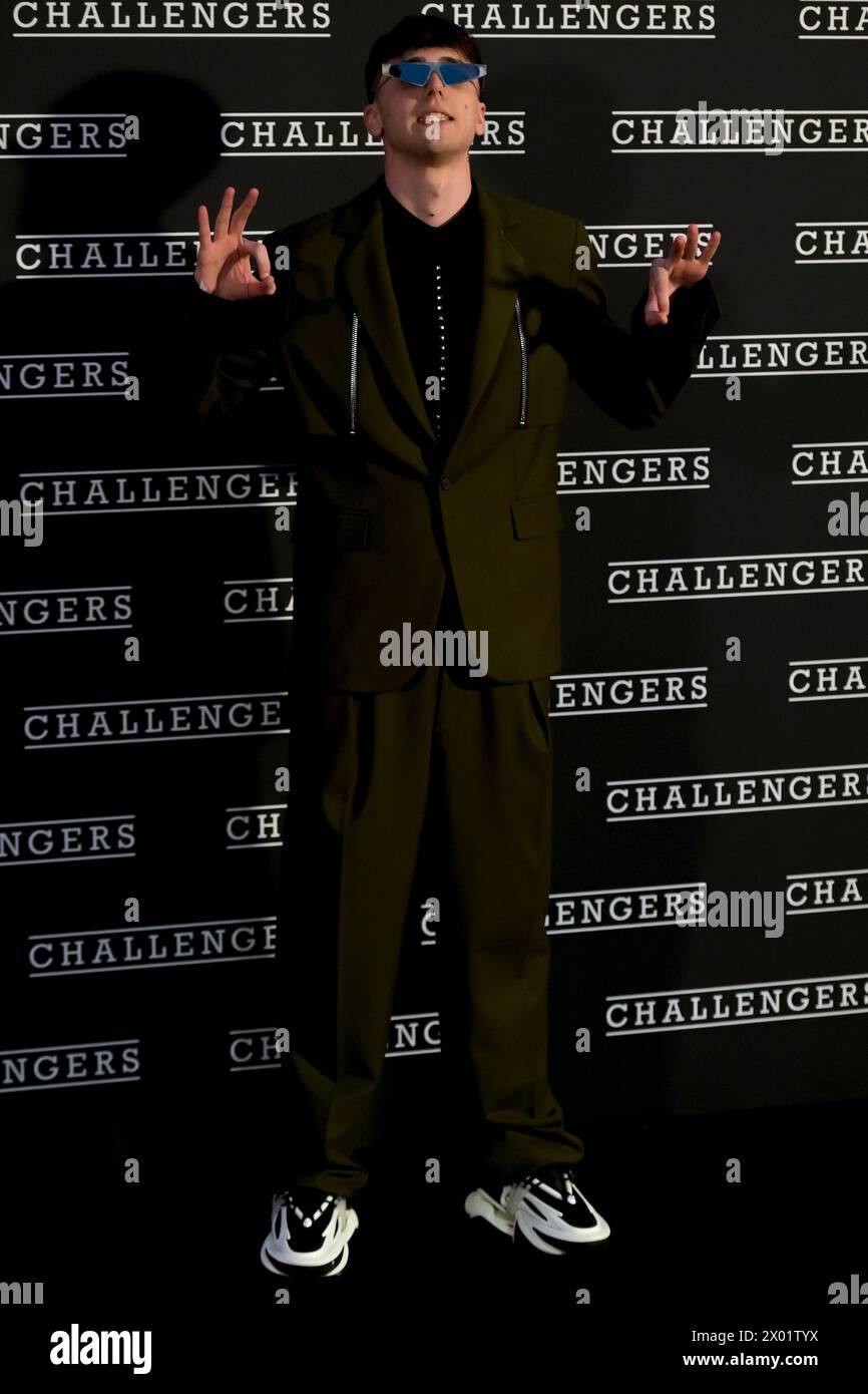 Singer Luca D'Alessio aka LDA attends the Premiere of the movie ...