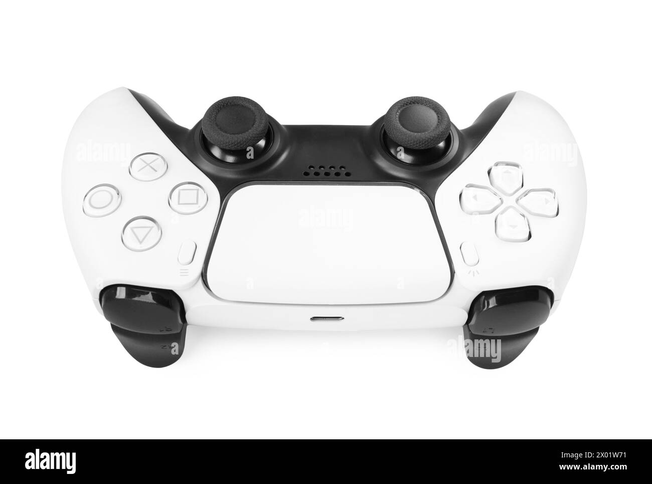 One wireless game controller isolated on white Stock Photo - Alamy