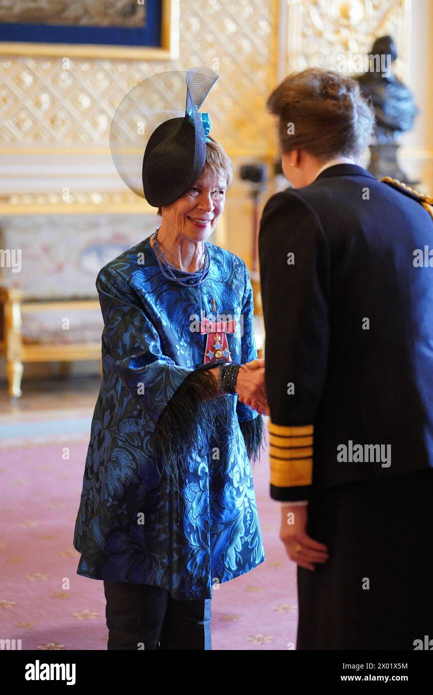 Miss Celia Imrie, from London, Actress, is made a Commander of the ...