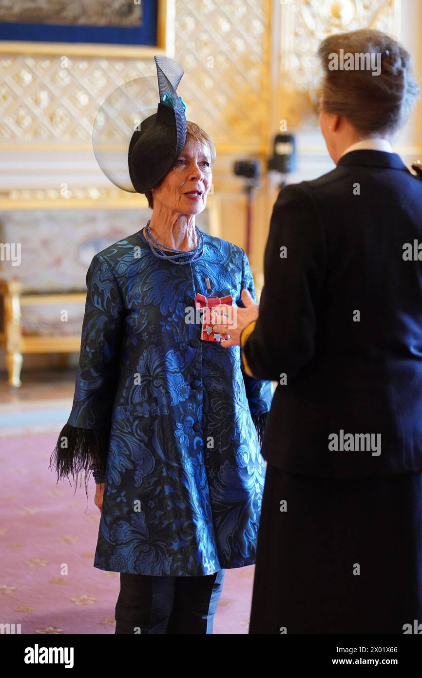 Miss Celia Imrie, from London, Actress, is made a Commander of the Order of the British Empire ...