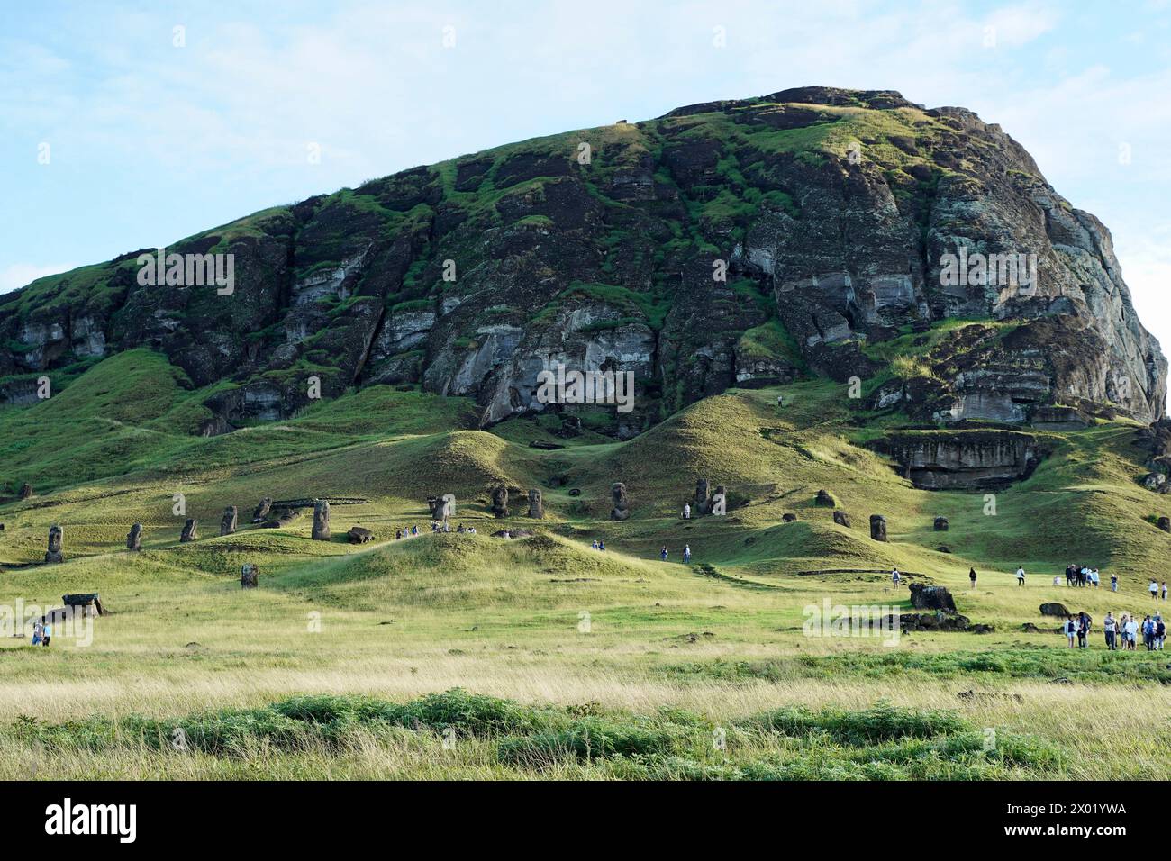 Easter Island. 5th Apr, 2024. This photo taken on April 5, 2024 shows ...