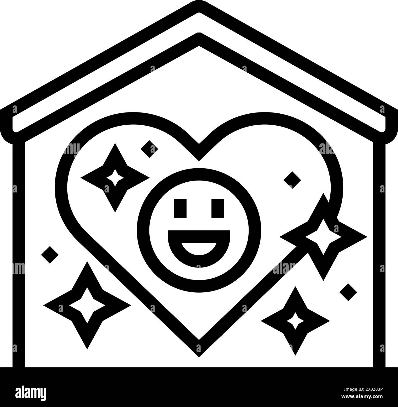simple living minimalism lifestyle line icon vector illustration Stock ...