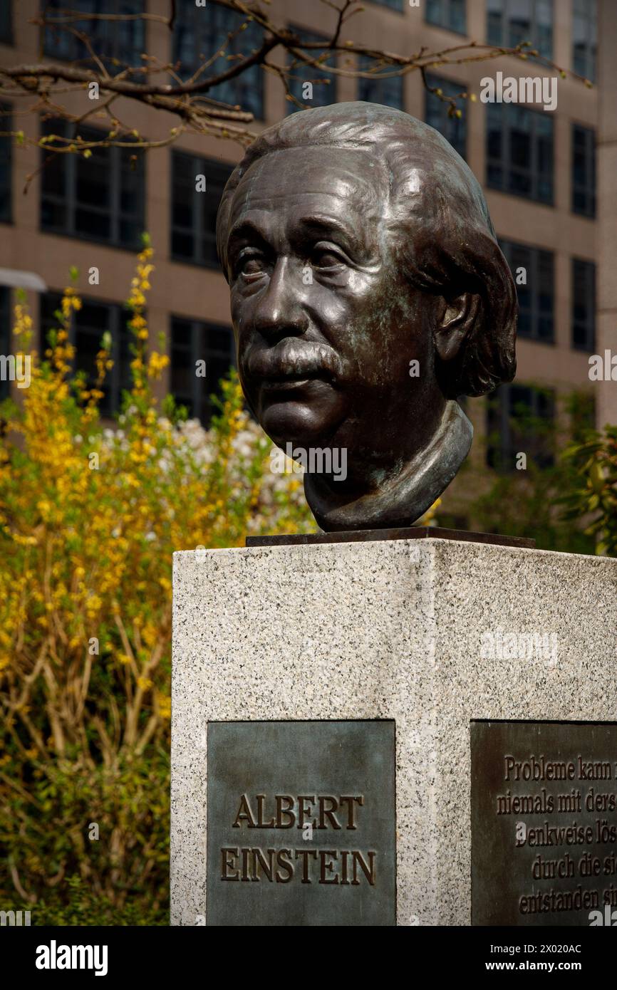 Albert einstein memorial statue hi-res stock photography and images - Alamy
