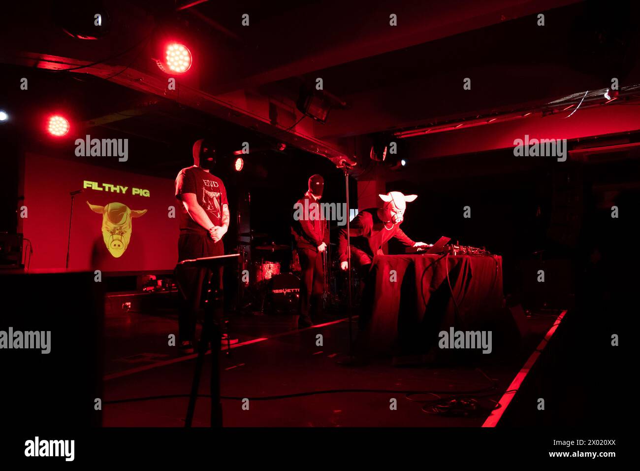 Filthy Pig at the SWG3 in Glasgow on the 7th April 2024 Stock Photo - Alamy